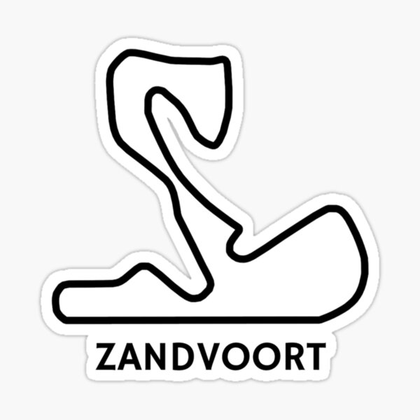 "Circuit Zandvoort, Dutch F1 Circuit" Sticker for Sale by HuGoDesignZ ...