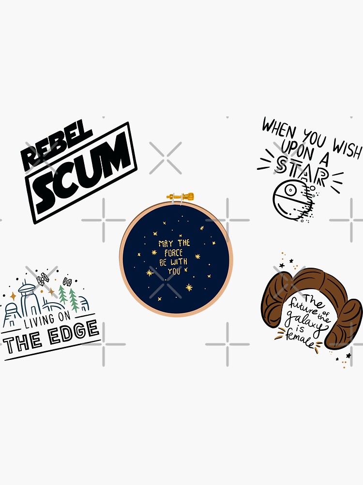 "Galaxy Sticker Set - and Patterned Design" Sticker for Sale by ...