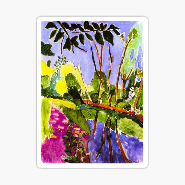 "Henri Matisse, the riverbank, 1907" Sticker for Sale by OnlyMatisseArt ...