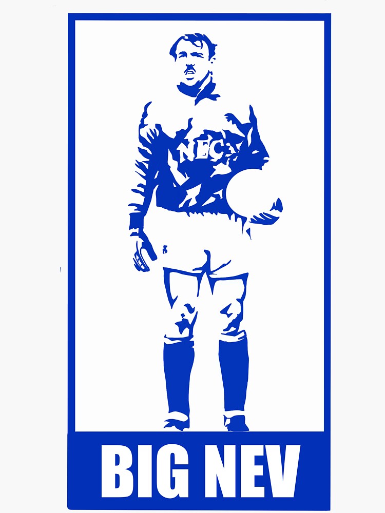 "Big Nev" Sticker for Sale by Pictoart | Redbubble