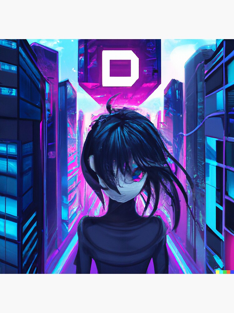 "Cyberpunk God (DALL-E Art)" Sticker for Sale by emoartwork | Redbubble