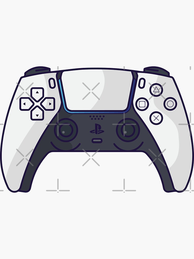 "Playstation - PS5 Controller" Sticker for Sale by Krokodajll | Redbubble