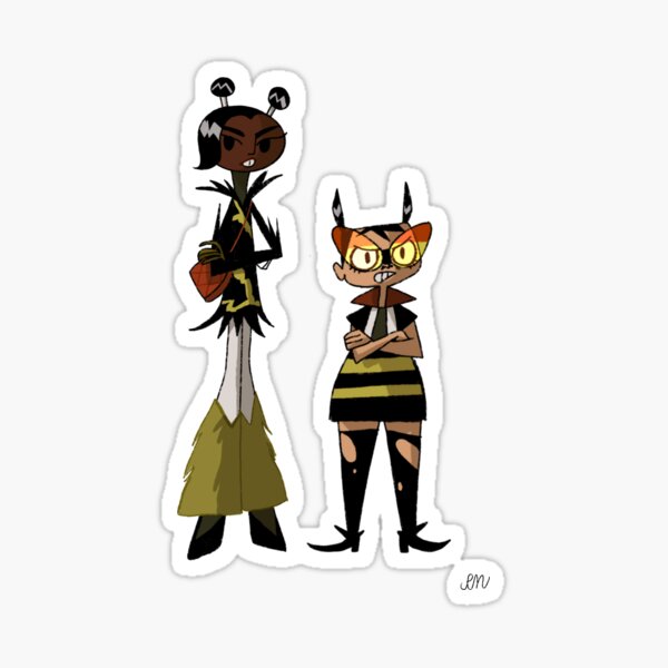"Crust Cousins Bumble Bees" Sticker for Sale by Red-Fairy-Tree | Redbubble