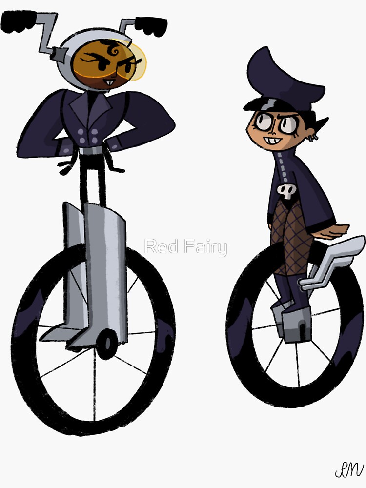 "Crust Cousins Bikers" Sticker for Sale by Red-Fairy-Tree | Redbubble