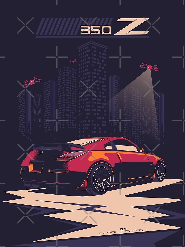 "350Z " Poster for Sale by ElseWorldDesign | Redbubble