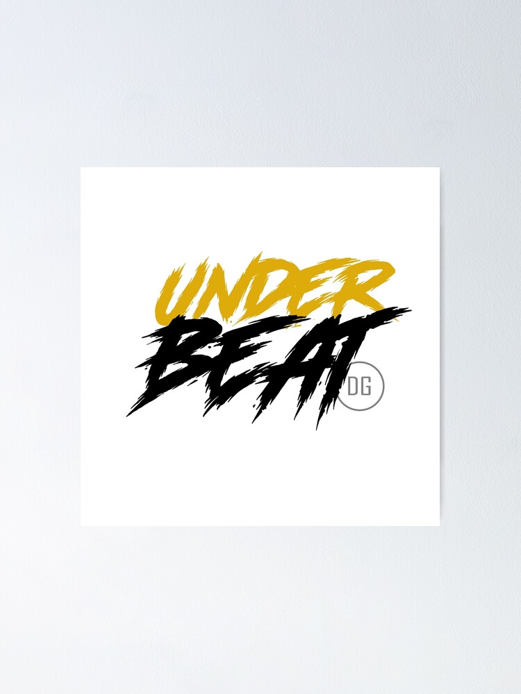 "Under beat dg logo " Poster for Sale by Under-Beat | Redbubble