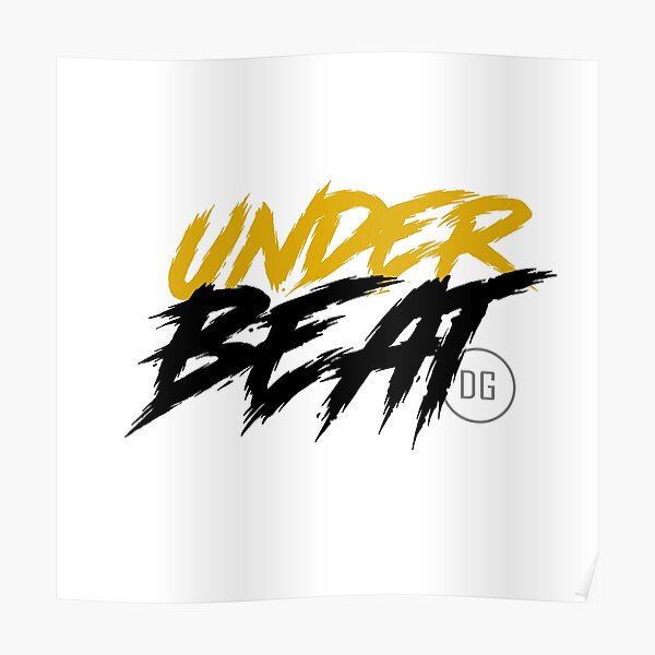 "Under beat dg logo " Poster for Sale by Under-Beat | Redbubble