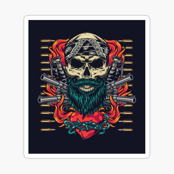 "Locked & Loaded" Sticker for Sale by MonsterDezigns | Redbubble