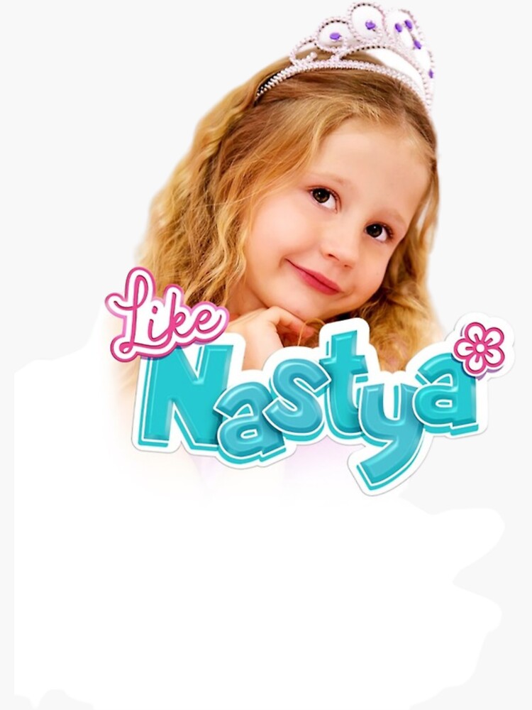 "Like Nastya" Sticker for Sale by vinna-cat | Redbubble