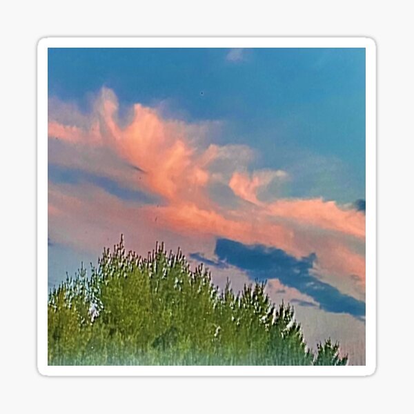 "Pink Clouds" Sticker for Sale by CJRPics | Redbubble