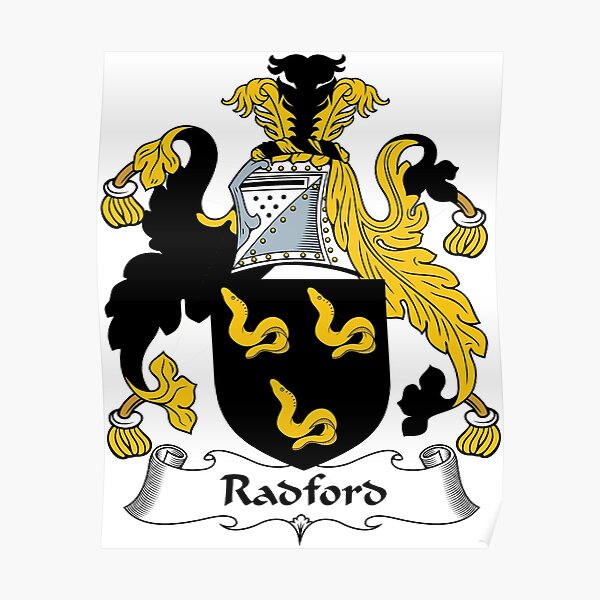 "Radford" Poster for Sale by HaroldHeraldry | Redbubble