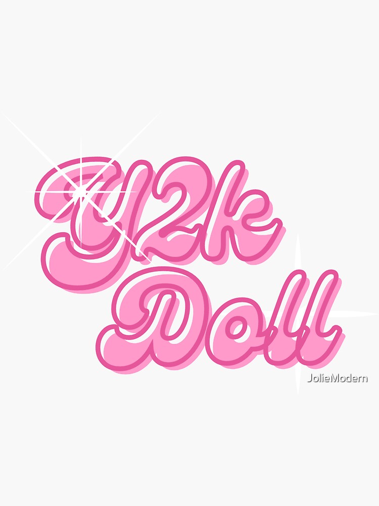 "y2k Doll" Sticker for Sale by JolieModern | Redbubble
