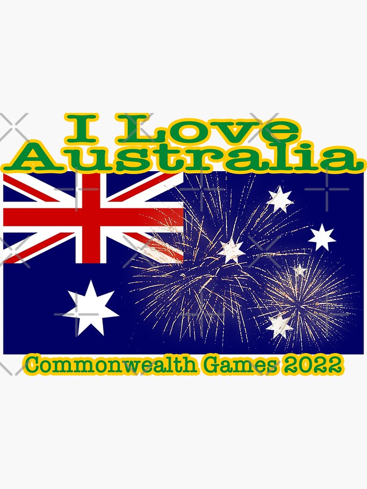 "Commonwealth Games - Australia" Sticker for Sale by images2delight ...