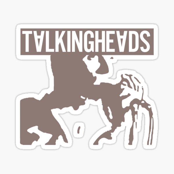 "Talking Heads Art" Sticker for Sale by ClothingTX | Redbubble