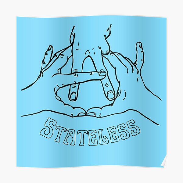 "Stateless - Anarchy Symbol" Poster for Sale by TheScribner | Redbubble