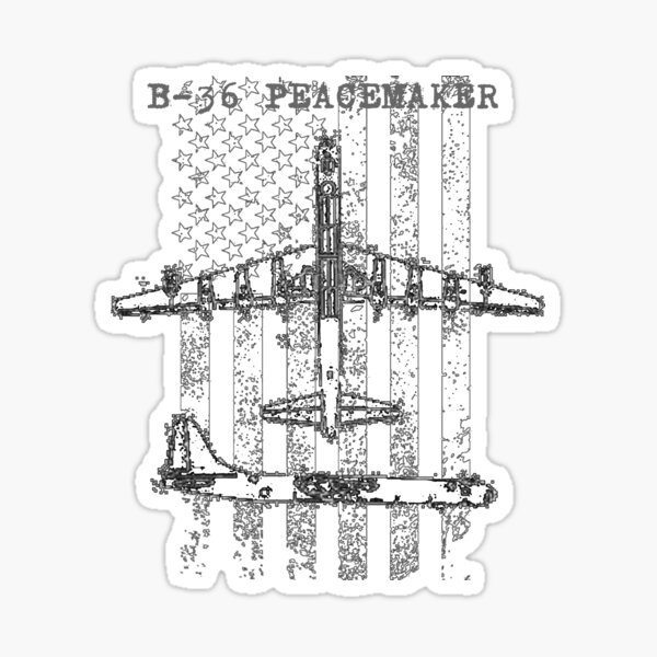 "convair b-36 peacemaker" Sticker for Sale by germanj | Redbubble