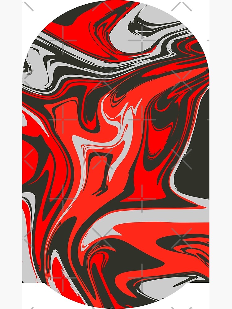 "Abstract Red liquid fire" Poster for Sale by SimpleMatter | Redbubble