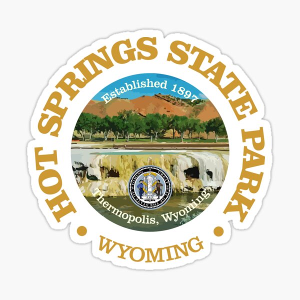 "Hot Springs State Park" Sticker for Sale by curranmorgan | Redbubble