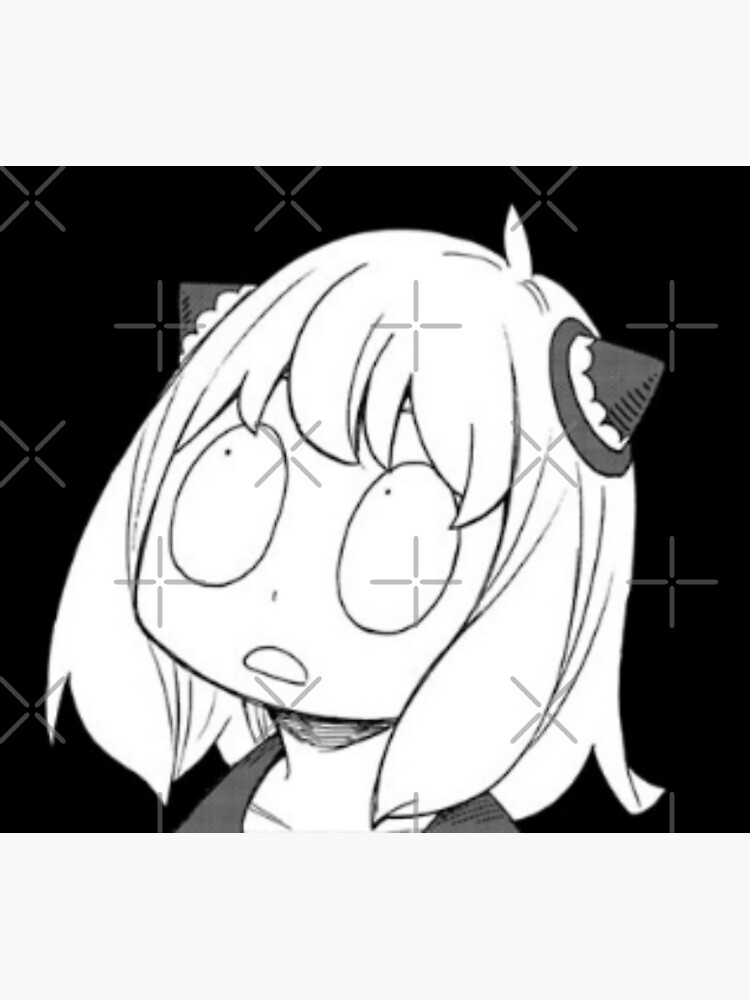 "Anya - Spy x Family Shocked Face Manga Panel" Sticker for Sale by ...