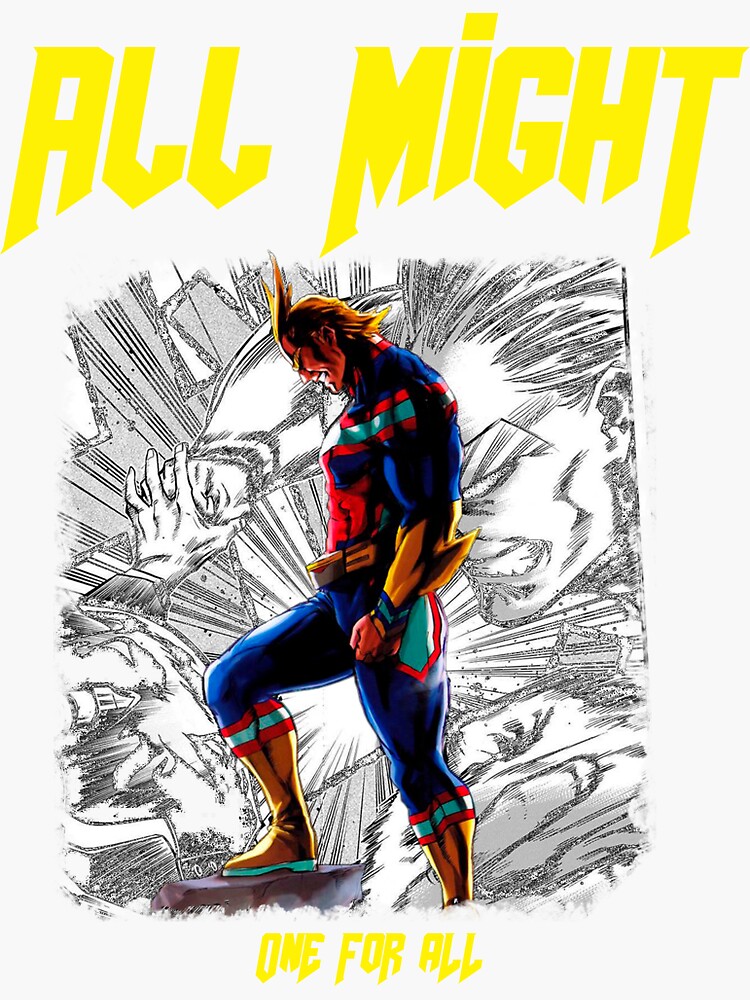 "One For All" Sticker for Sale by cgallardo94 | Redbubble