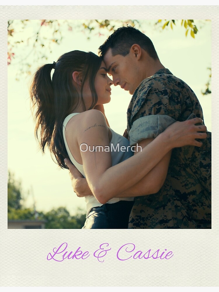 Purple Hearts Luke And Cassie Poster For Sale By Oumamerch Redbubble