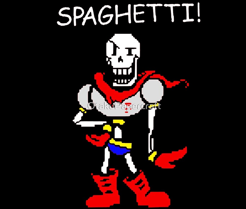 "Undertale - Papyrus Spaghetti" by OtakuPapercraft | Redbubble