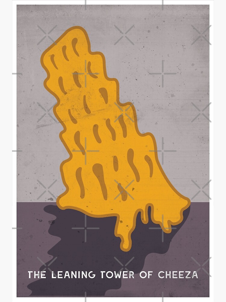 "The Leaning Tower of Cheeza" Framed Art Print for Sale by Batg1rl ...