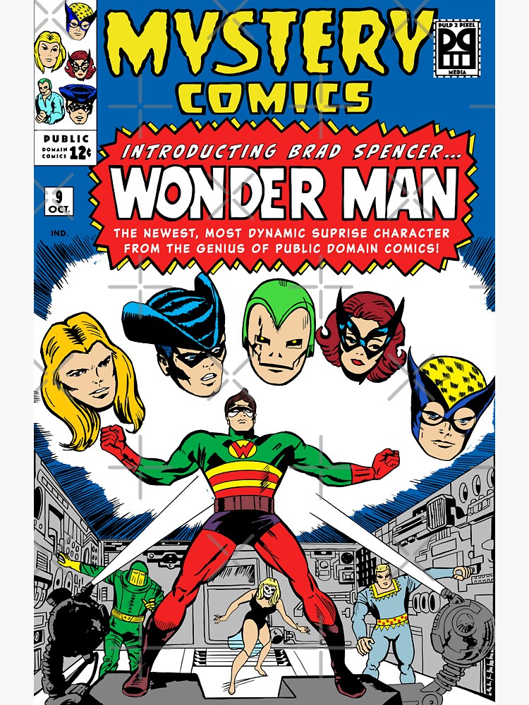 Pegatina «Cómics de misterio: un cuento imaginario» de TheNerdologist ...