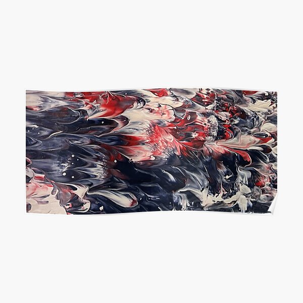 "SLB Designs Red White and Blue" Poster for Sale by sbricker66 | Redbubble