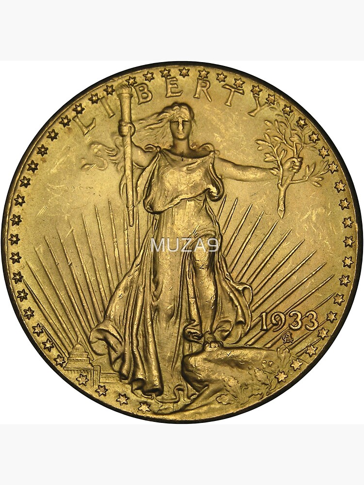 "Gold Coin" Sticker by MUZA9 | Redbubble