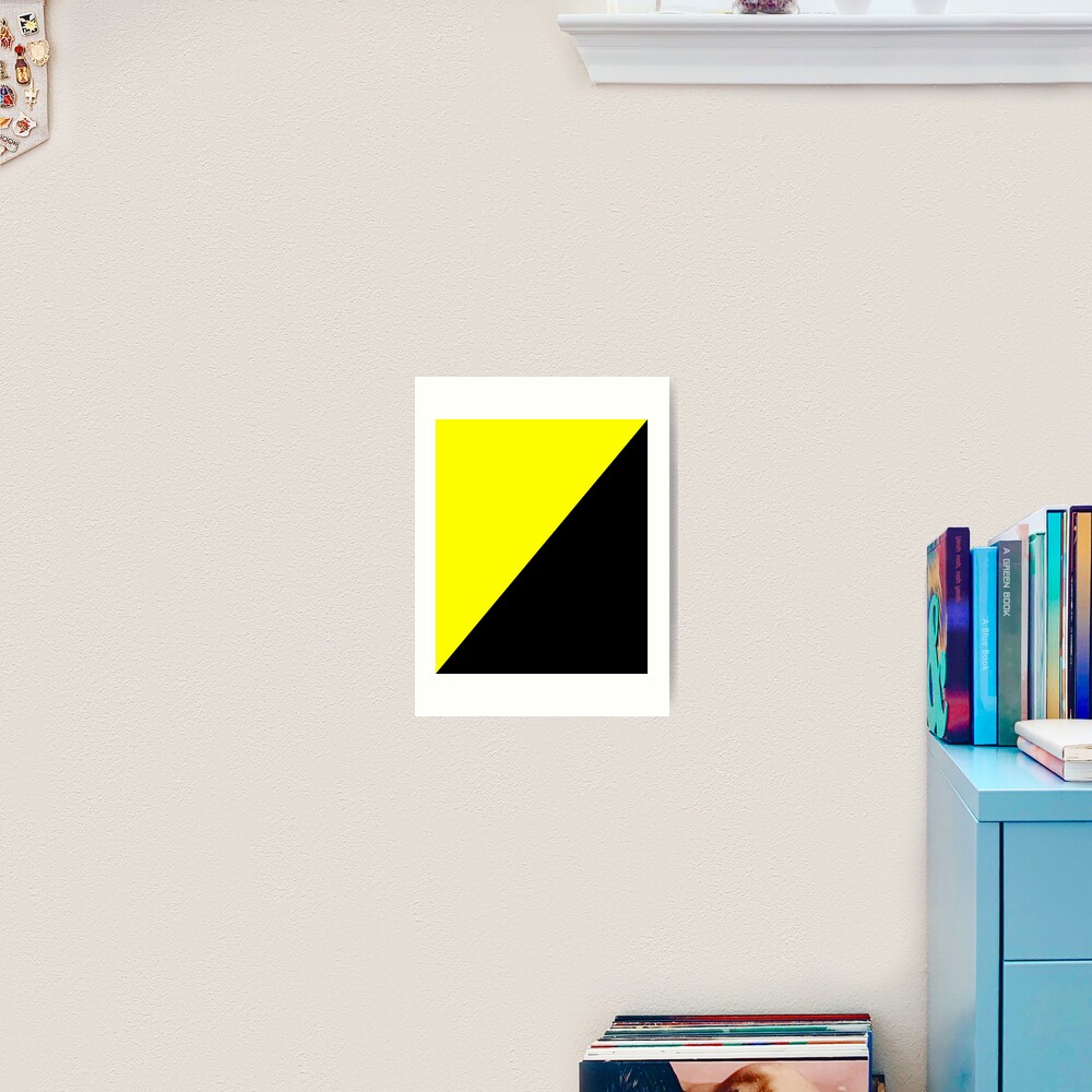"Anarcho - Capitalist Flag - Libertarian " Art Print for Sale by ...