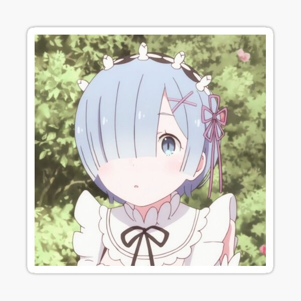 "Rem Re:Zero" Sticker for Sale by nekolizzy | Redbubble