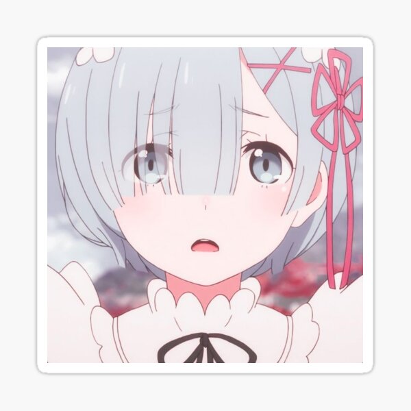 "Rem Re:Zero" Sticker for Sale by nekolizzy | Redbubble