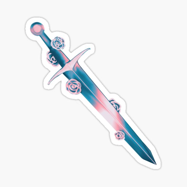 "trans sword" Sticker for Sale by toastylilghost | Redbubble
