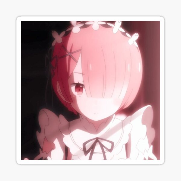 "Ram Re:Zero" Sticker for Sale by nekolizzy | Redbubble