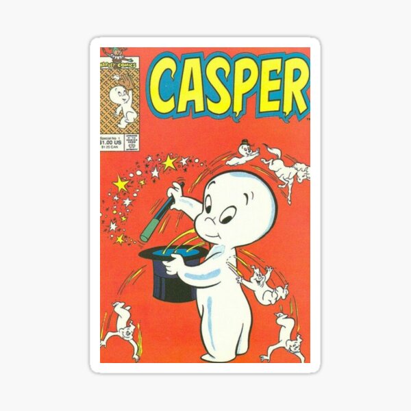 "Casper - vintage comic" Sticker for Sale by auroragalavis | Redbubble
