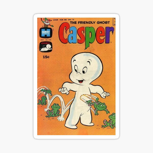 "Casper - vintage comic" Sticker for Sale by auroragalavis | Redbubble