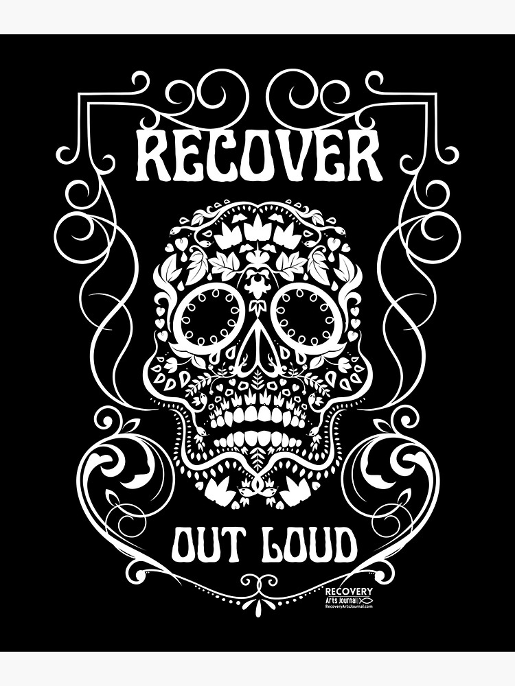 "Recover Out Loud Recovery Arts Journal" Sticker for Sale by ...