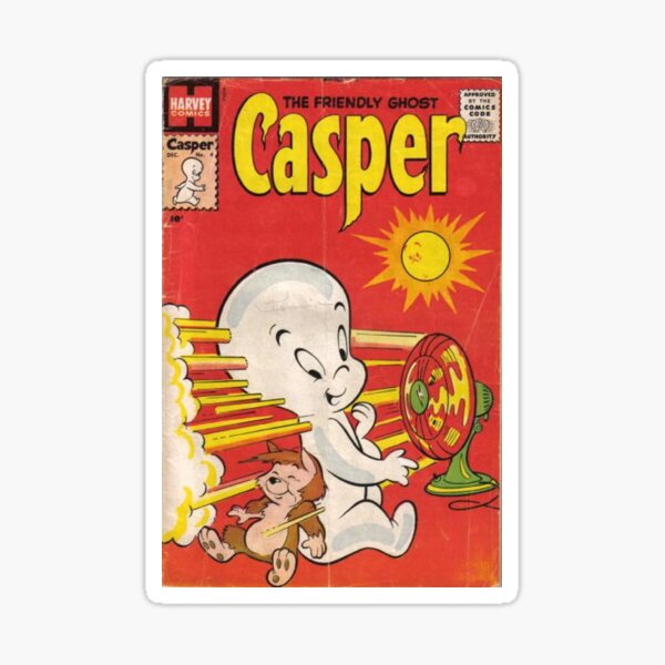 "Casper - vintage comic" Sticker for Sale by auroragalavis | Redbubble