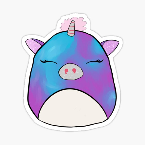 "Aurora Squishmallow " Sticker for Sale by HideSeekyy | Redbubble