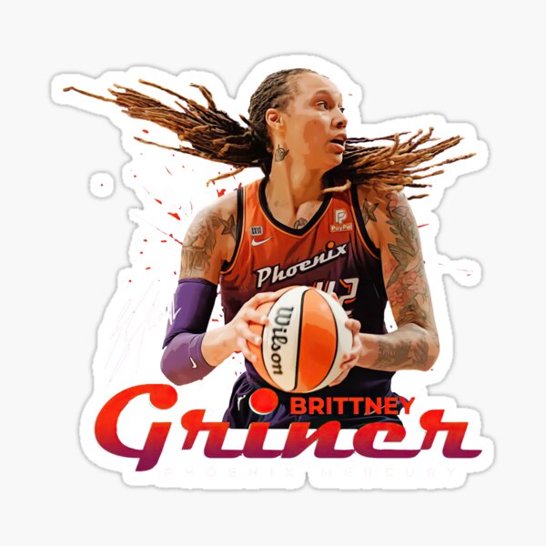 "Brittney Griner Play Ball" Sticker for Sale by Donnaunique | Redbubble