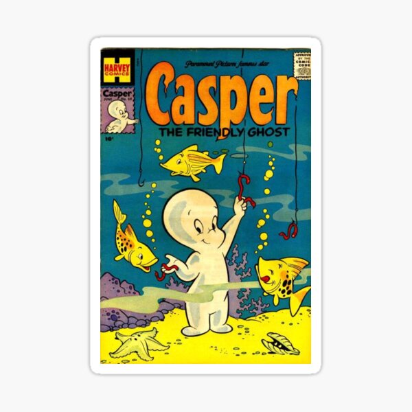 "Casper - vintage comic" Sticker for Sale by auroragalavis | Redbubble