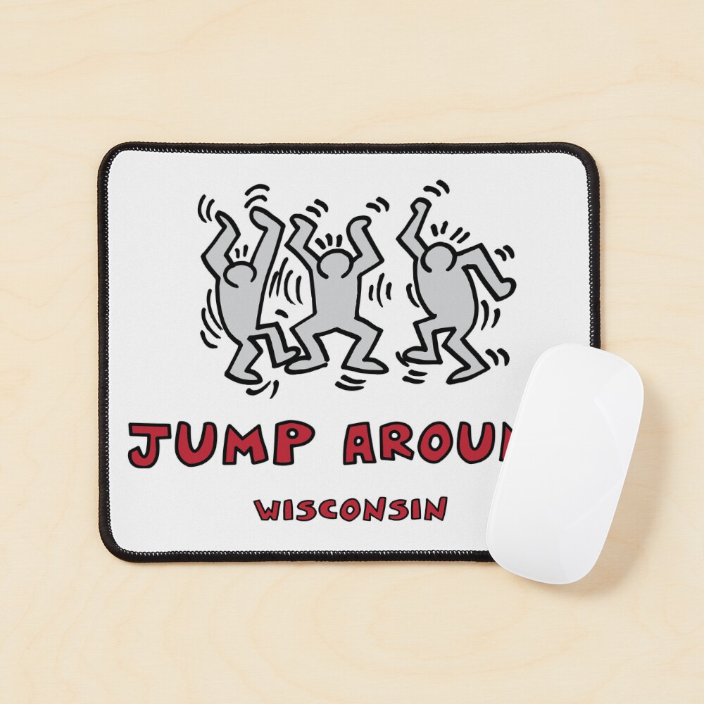 "University of Wisconsin-Madison Jump Around" Sticker for Sale by ...