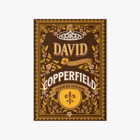"David Copperfield - Charles Dickens Book Cover Art " Art Board Print ...