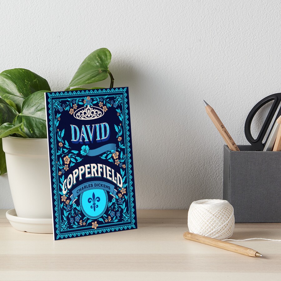 "David Copperfield - Charles Dickens Book Cover Art " Art Board Print ...
