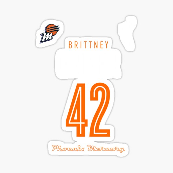 "Brittney Griner 42" Sticker for Sale by Roseannunique | Redbubble