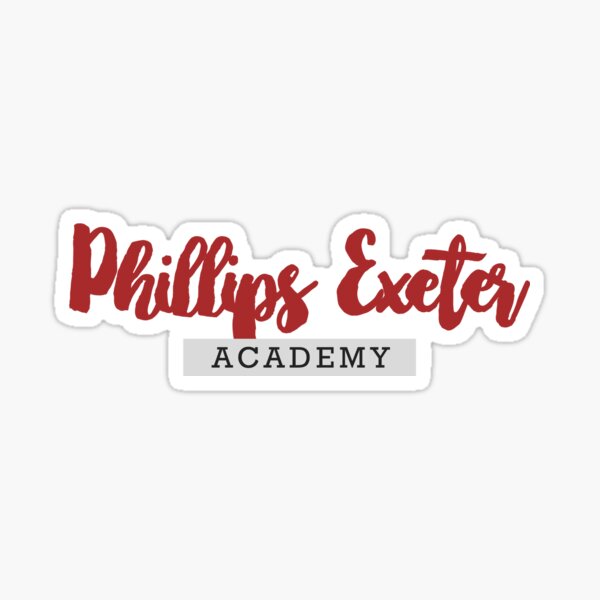 "Phillips Exeter Academy" Sticker by mynameisliana | Redbubble