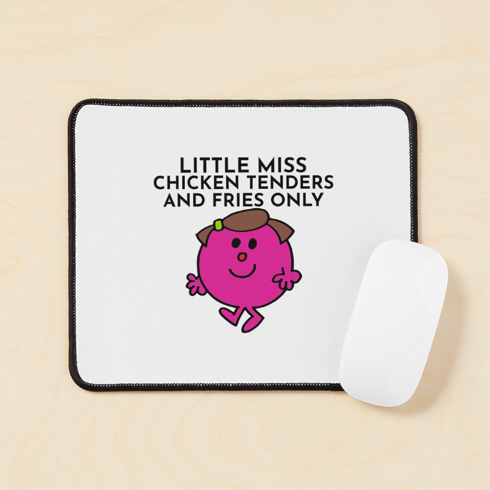 "Little Miss Chicken Tenders And Fries Only" Sticker for Sale by ...