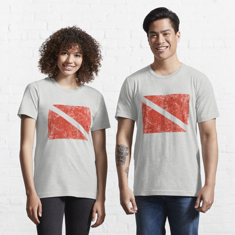 "Vintage Distressed Scuba Diving Flag" T-shirt for Sale by banwa ...