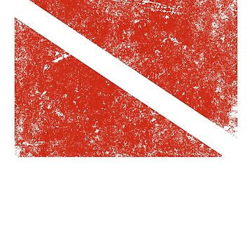 "Vintage Distressed Scuba Diving Flag" Essential T-Shirt for Sale by ...